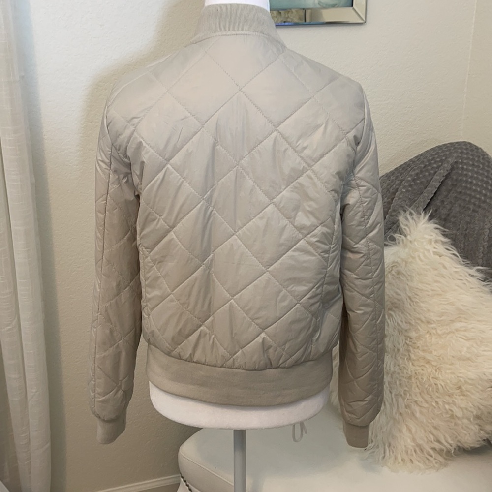 Cream Quilted Jacket - Gem